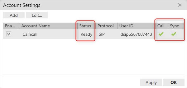 XliteソフトフォンでCloudNippon SIPトランクを設定する