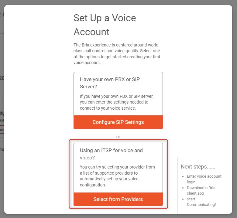XliteソフトフォンでCloudNippon SIPトランクを設定する